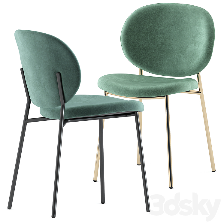 Ines chairs by Calligaris - Chair - 3D model