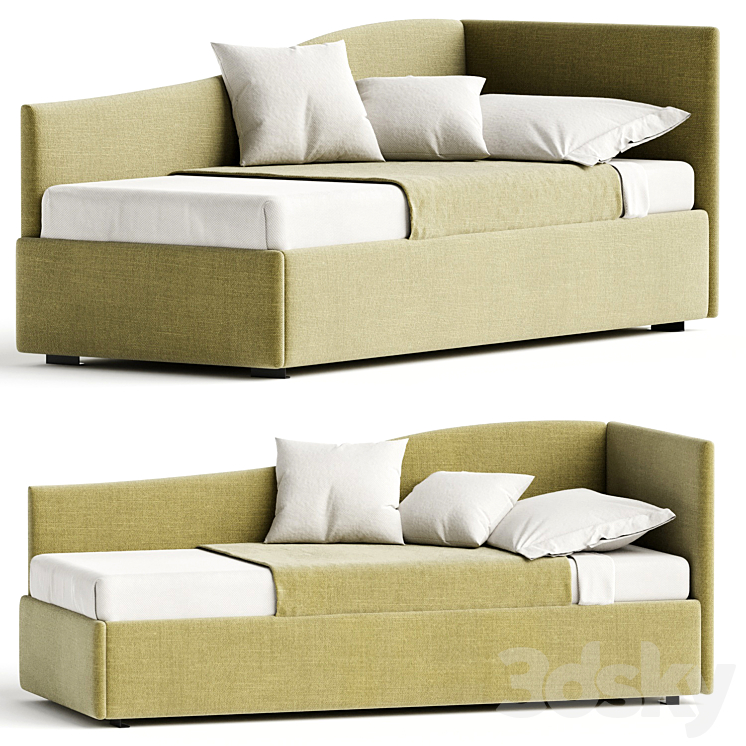 Pluto Bed - Bed - 3D model