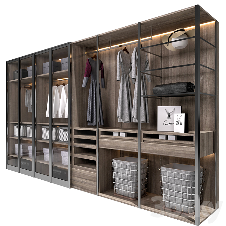Wardrobe No22 - Wardrobe & Display cabinets - 3D model