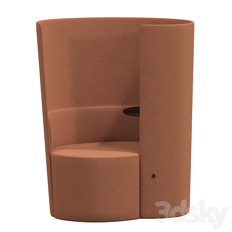armchair TWIRL By La Cividina - Arm chair - 3D model