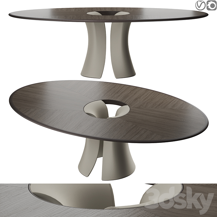 Giorgetti Enso - Table - 3D model