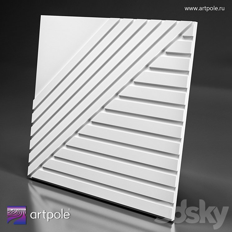 3D panel PIFAGOR 2 - 3D panel - 3D model
