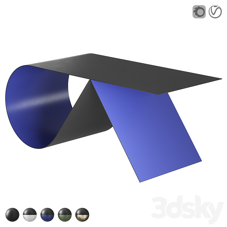 Sgib coffee table №1 - Table - 3D model