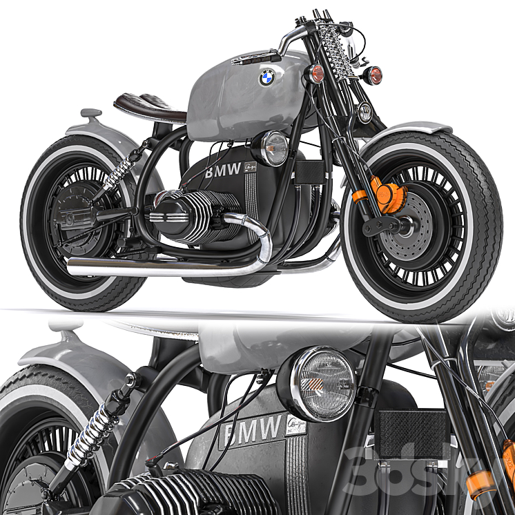 Bmw R100 02 - Ground Transport - 3D model