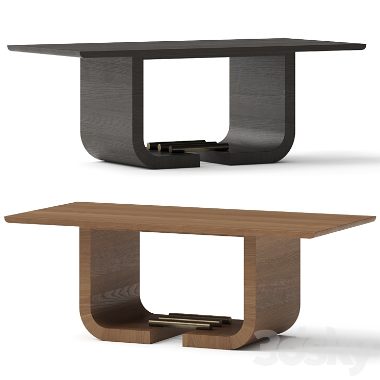 Arteriors Ralston Dining Table - Table - 3D model