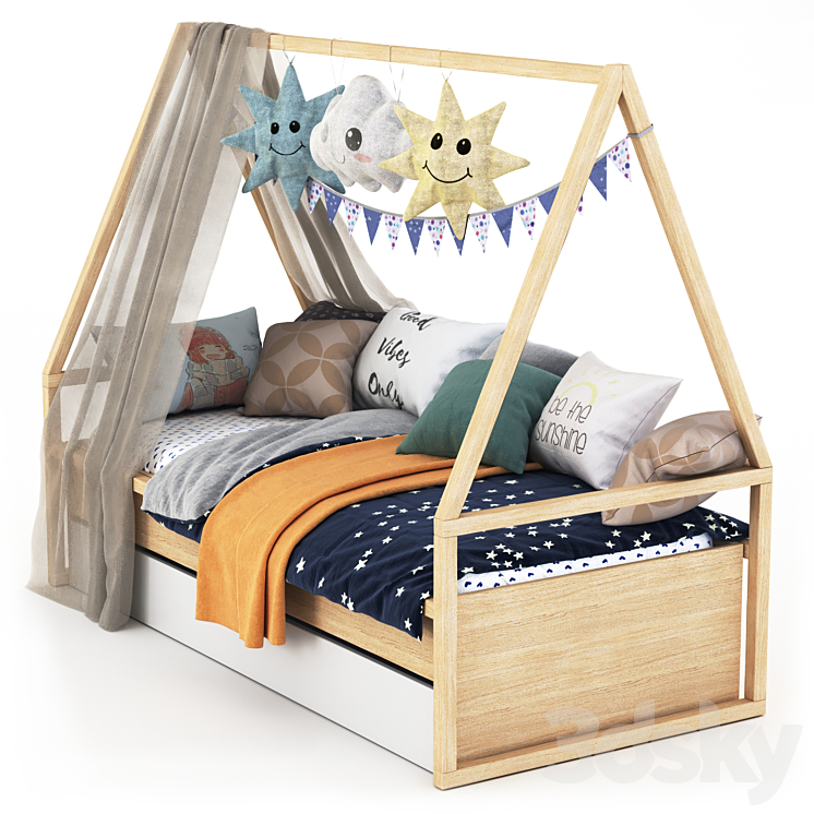 Vox Spot Kids Tipi Bed - Bed - 3D model