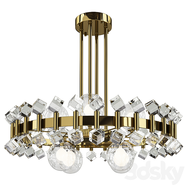Beauty bling chandelier - Pendant light - 3D model