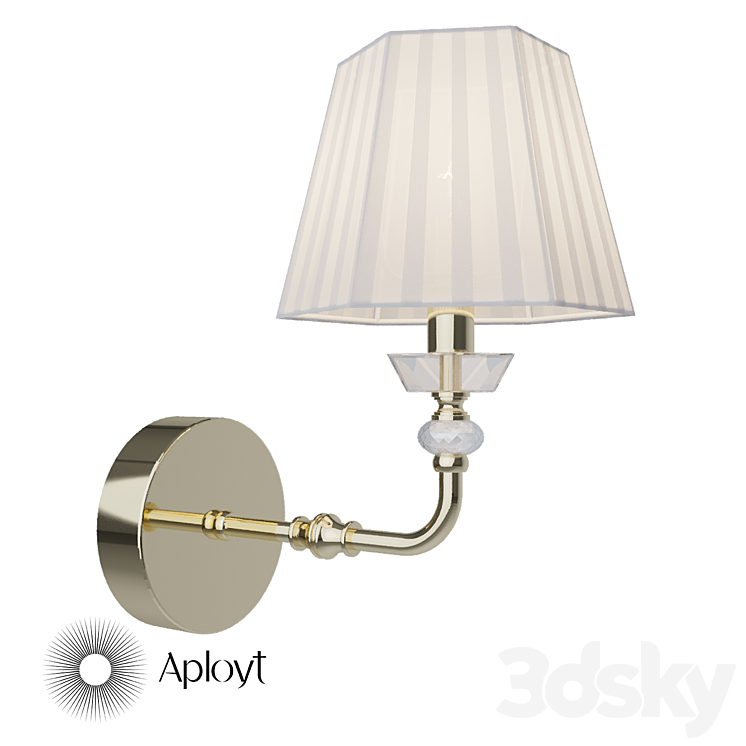 Aployt Silvian - APL.719.01.01 - Wall light - 3D model