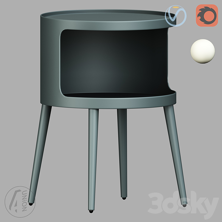 Round table Tb-0004 4Union.ru - Sideboard & Chest of drawer - 3D model