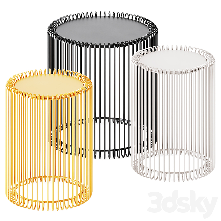 WIRE Coffee Tables by KARE Design / Side table - Table - 3D model