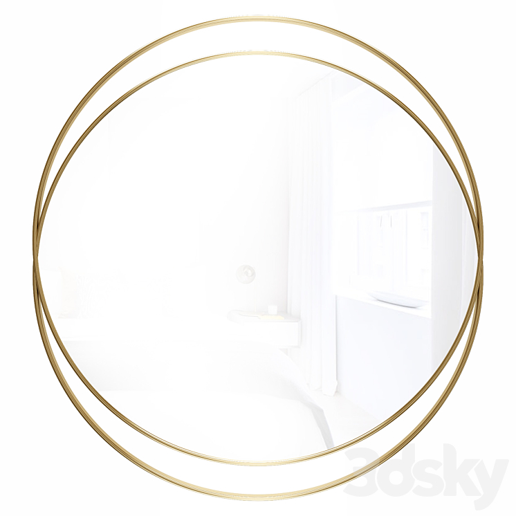 Mirror in metal frame GZ-M1047 - Mirror - 3D model
