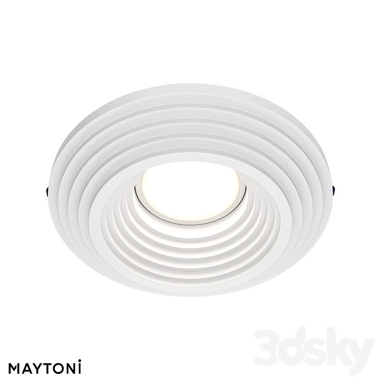 Recessed lamp Gyps Modern DL004-1-01-W - Spot light - 3D model