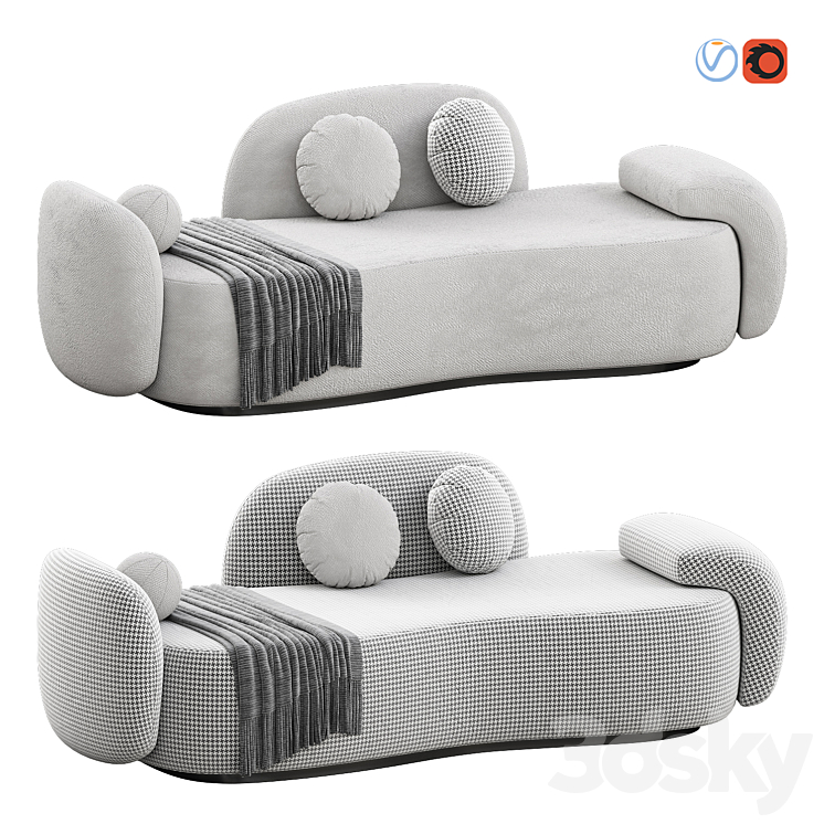 Unfinished Sofa by Greenapple - Sofa - 3D model