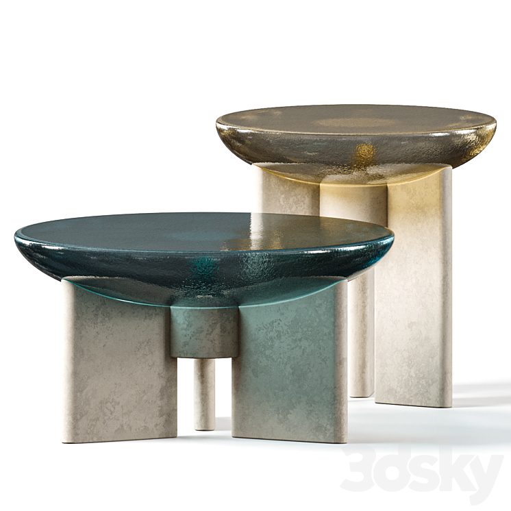 Paolo Castelli LENS Coffee Tables - Table - 3D model