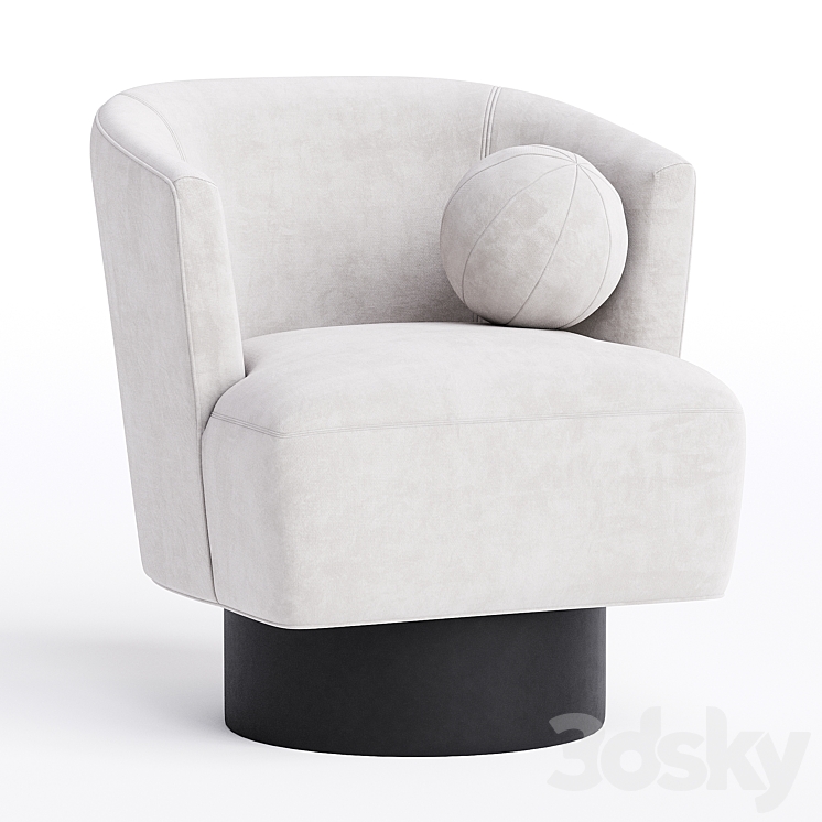 Costello Full Swivel Chair - Arm chair - 3D model