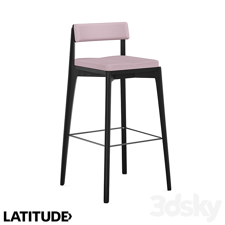 OM Aska Bar Stool - Chair - 3D model