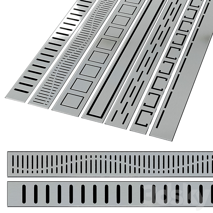 Line floor drain & shower channel systems 04 - Bathroom accessories ...