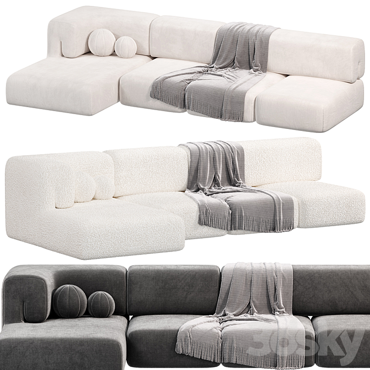 PADUN modular sofa by kookudesign, sofas - Sofa - 3D model