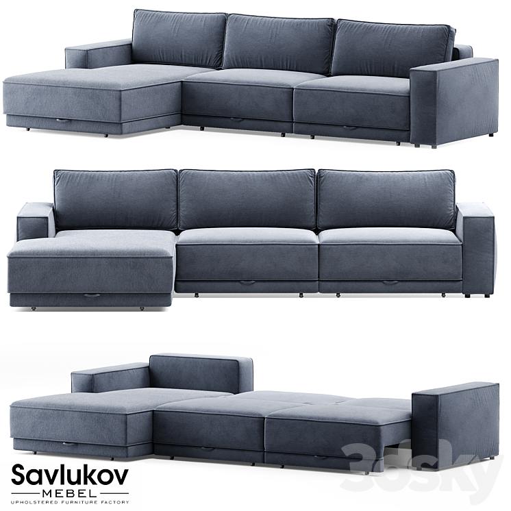 OM Corner Sofa TEXAS from Savlukov Mebel - Sofa - 3D model