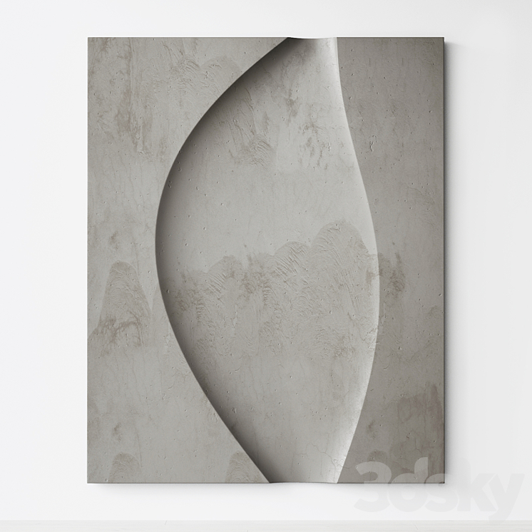 Abstract composition. Relief. Plateau. 29 - Other decorative objects ...