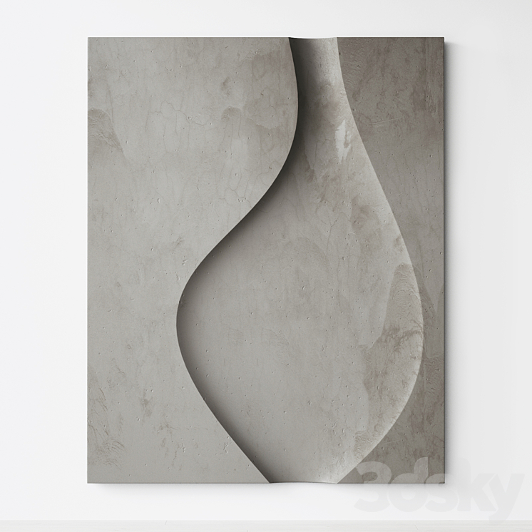 Abstract composition. Relief. Plateau. thirty - Other decorative ...