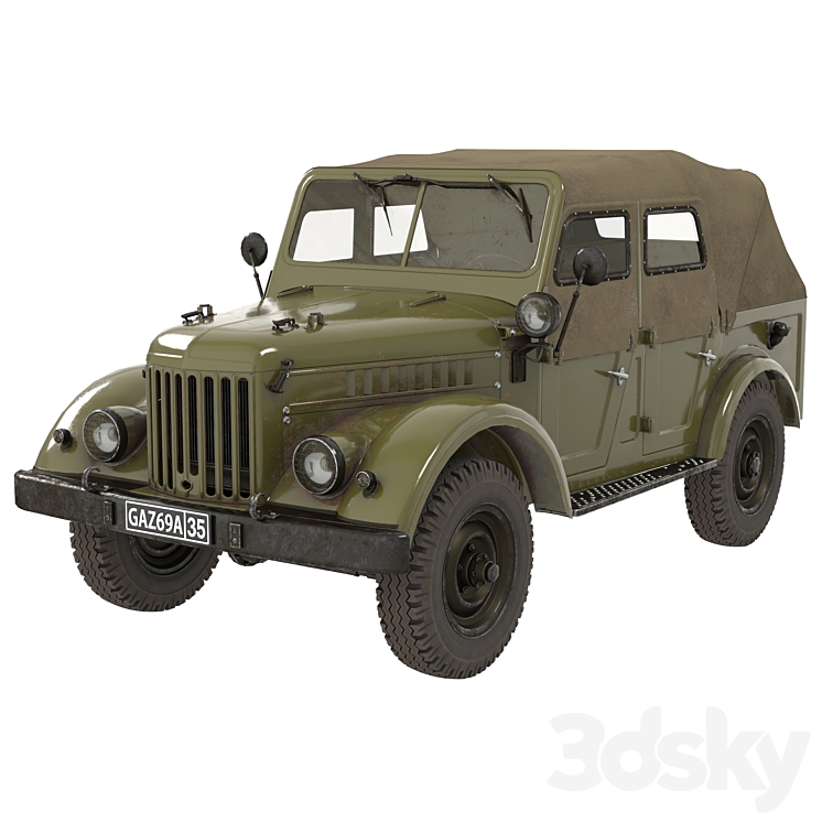 Gas 69 - Ground Transport - 3D model
