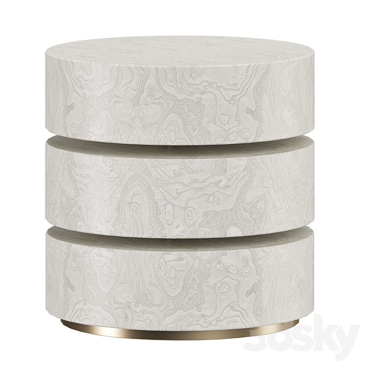 Global views PIVOT SIDE TABLE WHITE - Table - 3D model