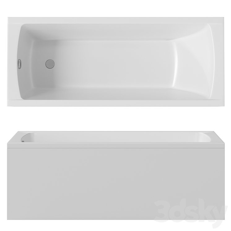 Bathtub Ravak Classic - Bathtub - 3D model