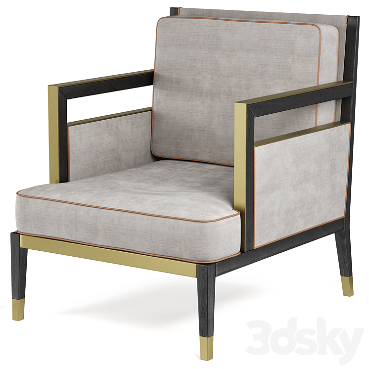 Armchair Monreal Frato - Arm chair - 3D model
