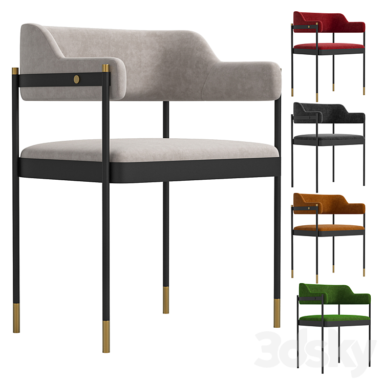 Laskasas DALE chair - Chair - 3D model