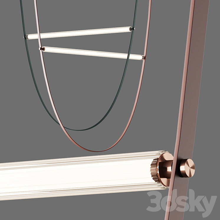 Pendant lamp Wireline by Flos - Pendant light - 3D model