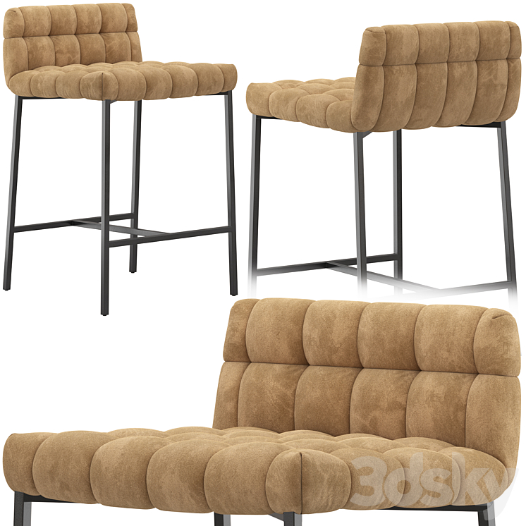 CB2 Gabe Counter Stool - Chair - 3D model
