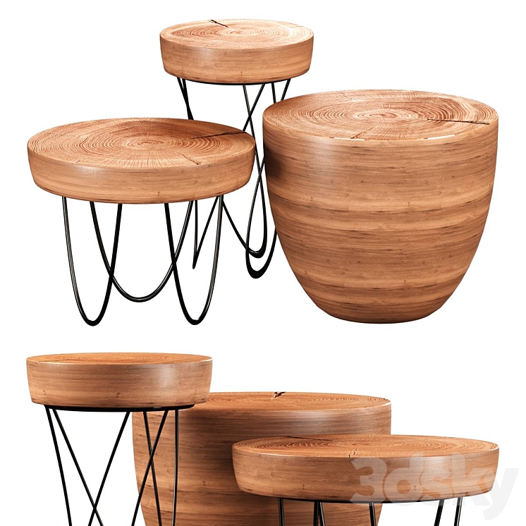 Slab tables - Table - 3D model