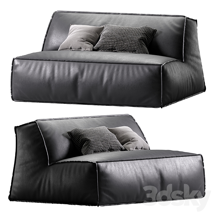 Baxter DAMASCO armchair - Arm chair - 3D model