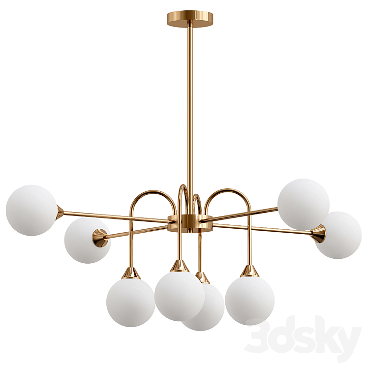 Modo Glass - Pendant light - 3D model