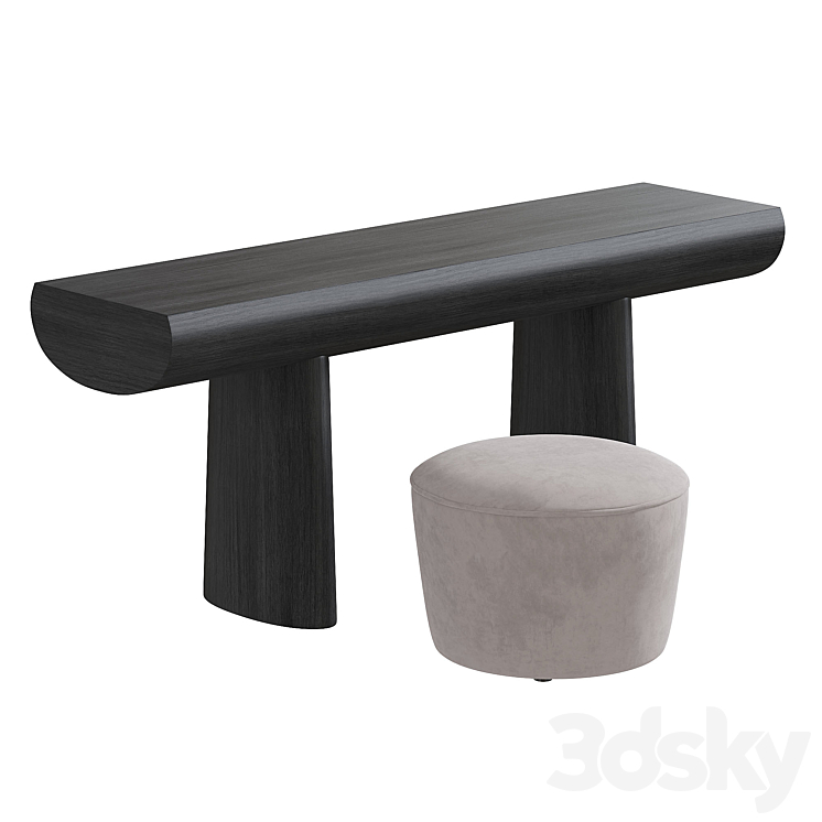 console table - Dressing table - 3D model