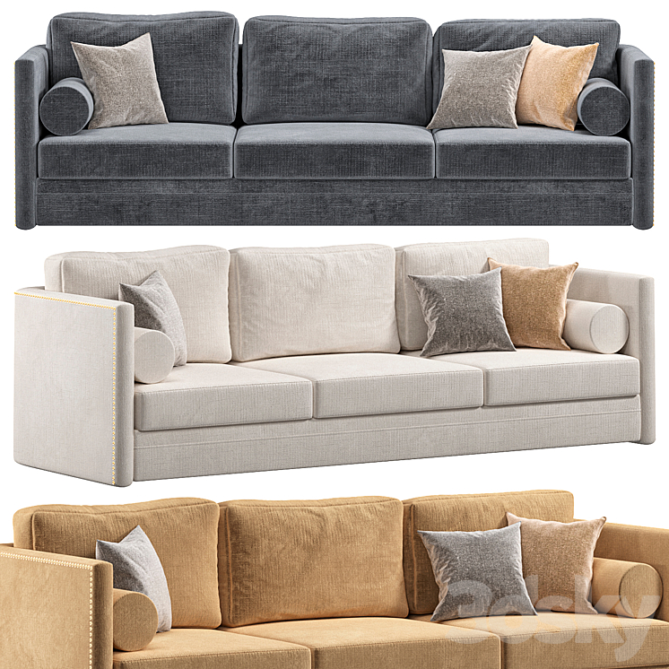 Chanel sofa by laskasas - Sofa - 3D model