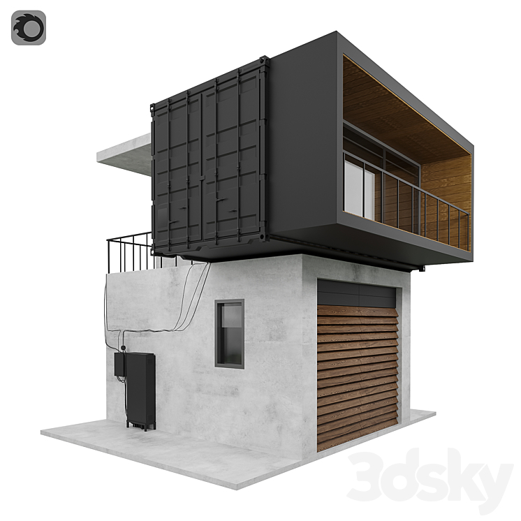 container house - Building - 3D model