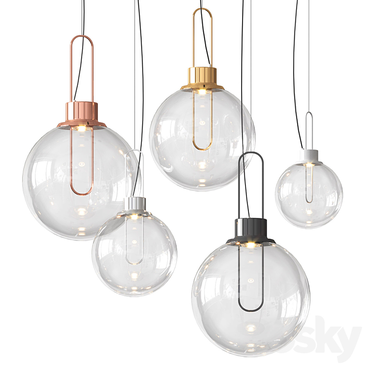 Orb Pendant Lamp - Pendant light - 3D model