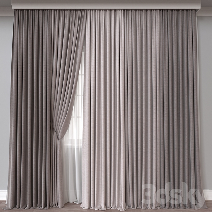 Curtain A663 - Curtain - 3D model