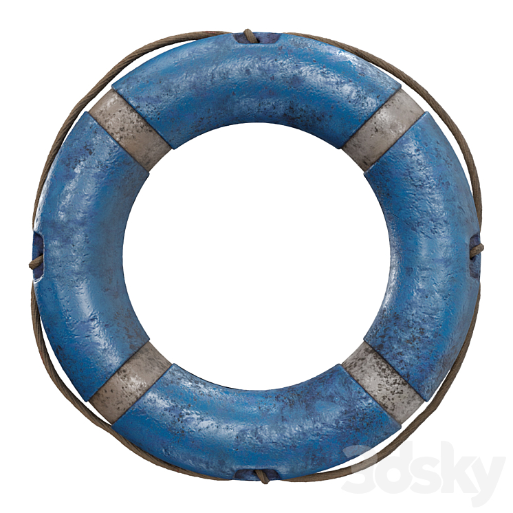 Round Life Saver - Other decorative objects - 3D model