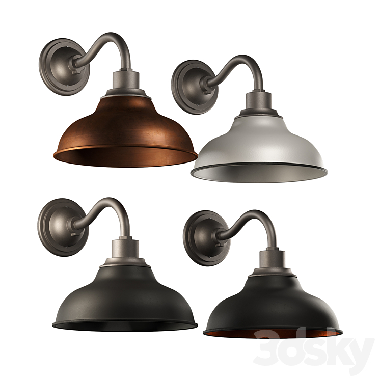 carson wall scene - Wall light - 3D model