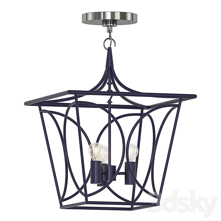 Cavanagh Mini Lantern - Pendant light - 3D model