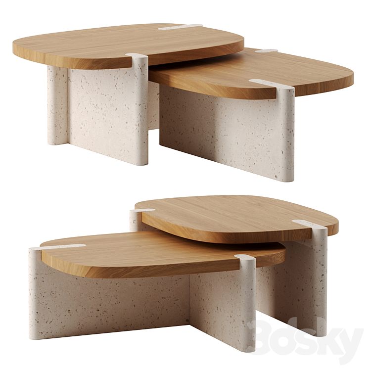 ODESSA COFFEE TABLES by YUCCA STUFF - Table - 3D model