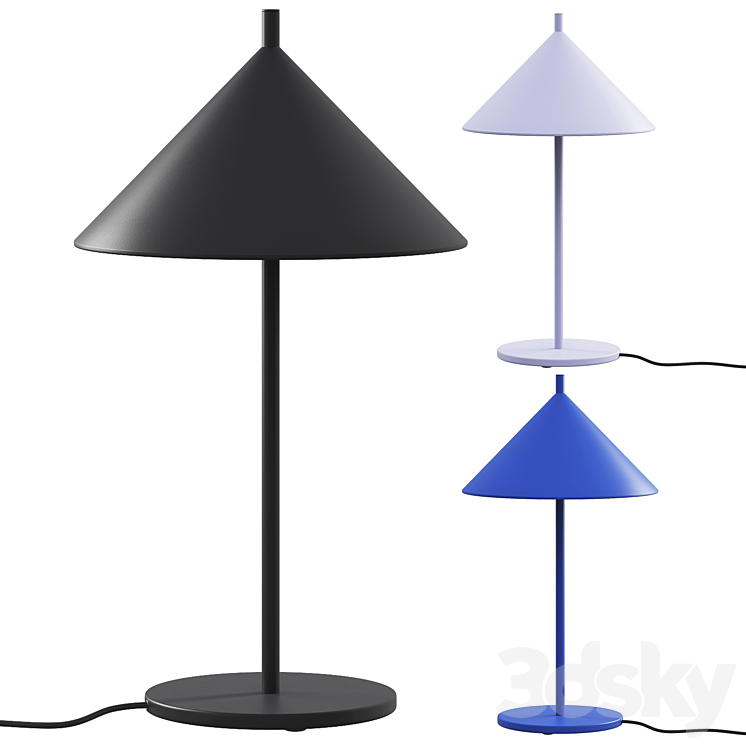 Triangle table lamp HKliving - Table lamp - 3D model