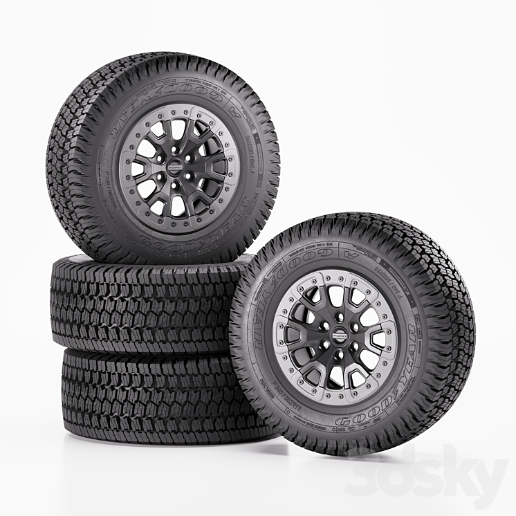 Ford Bronco Wheel - Miscellaneous - 3D model