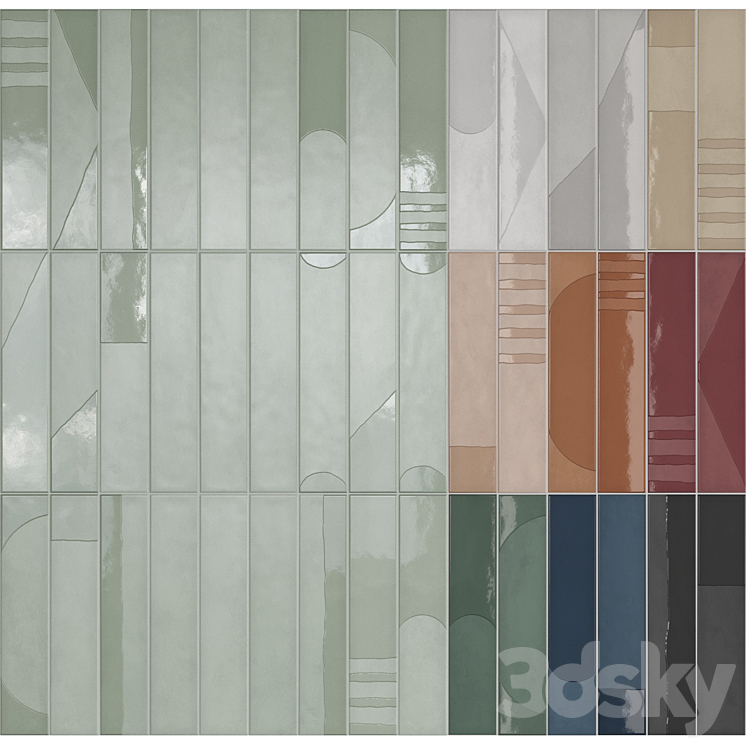 Equipe Wadi - Tile - 3D model