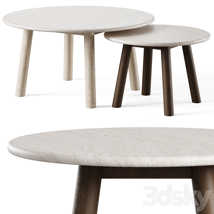 Coffee table TARANSAY by Rowico Home - Table - 3D model