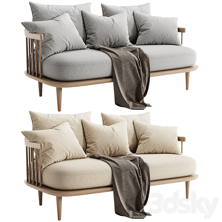 FLY SC2 Sofa by &TRADITION - Sofa - 3D model