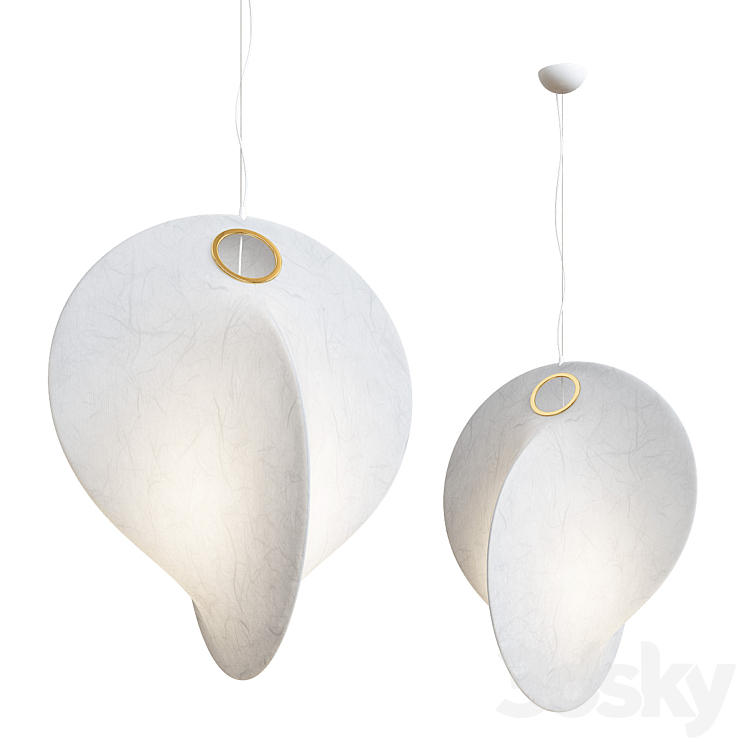 Flos Overlap Pendant S1 - Pendant light - 3D model